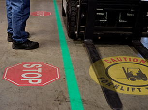 LED Floor Marking: Wayfinding Safety | DuraLabel